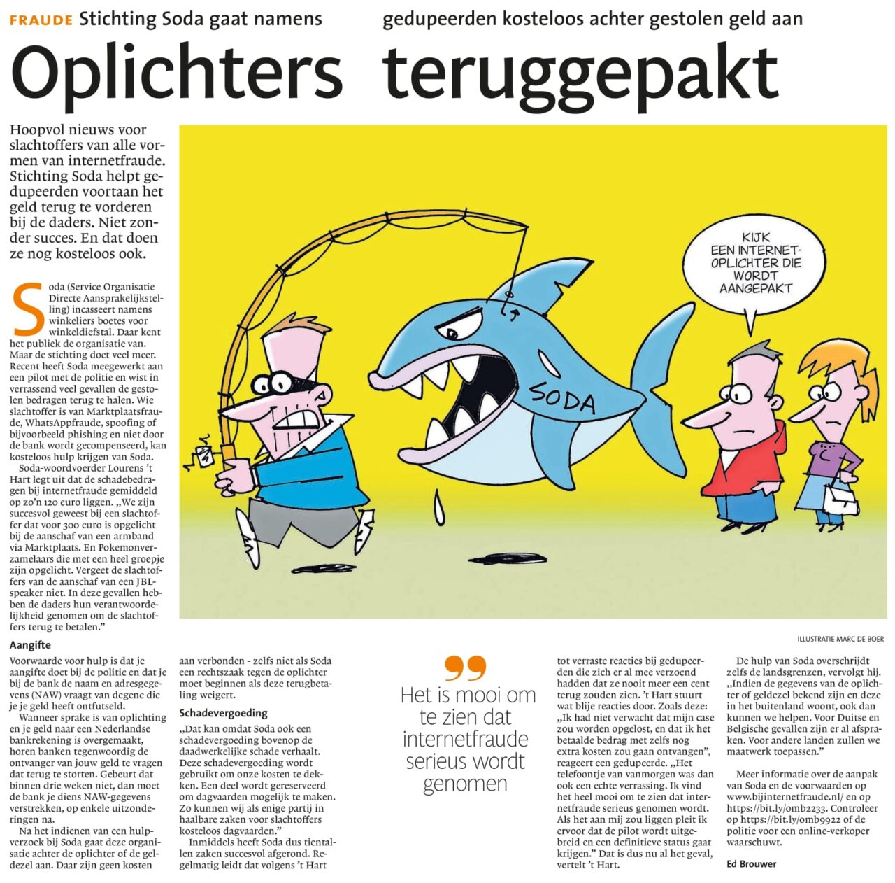 Oplichters teruggepakt